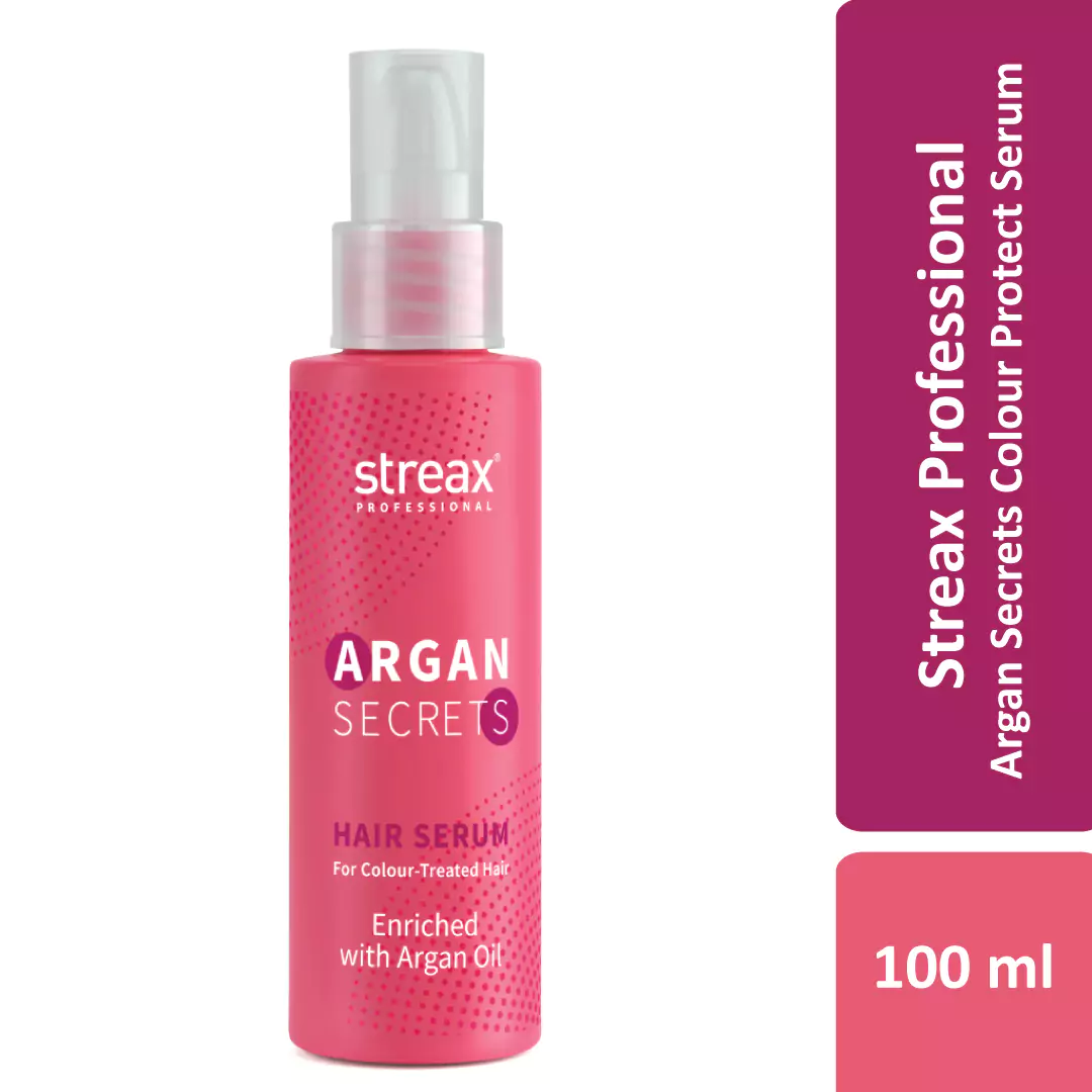 Streax Professional Argan Secrets Color Protect Serum 100 ml - Chardike