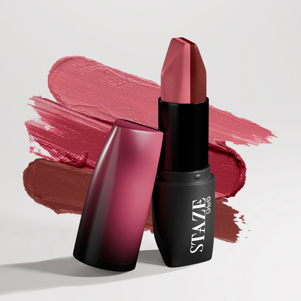 Staze 9to9 Love Tri-Angle 3 In 1 Lipstick 01 Brick Pink 3.8g - Chardike
