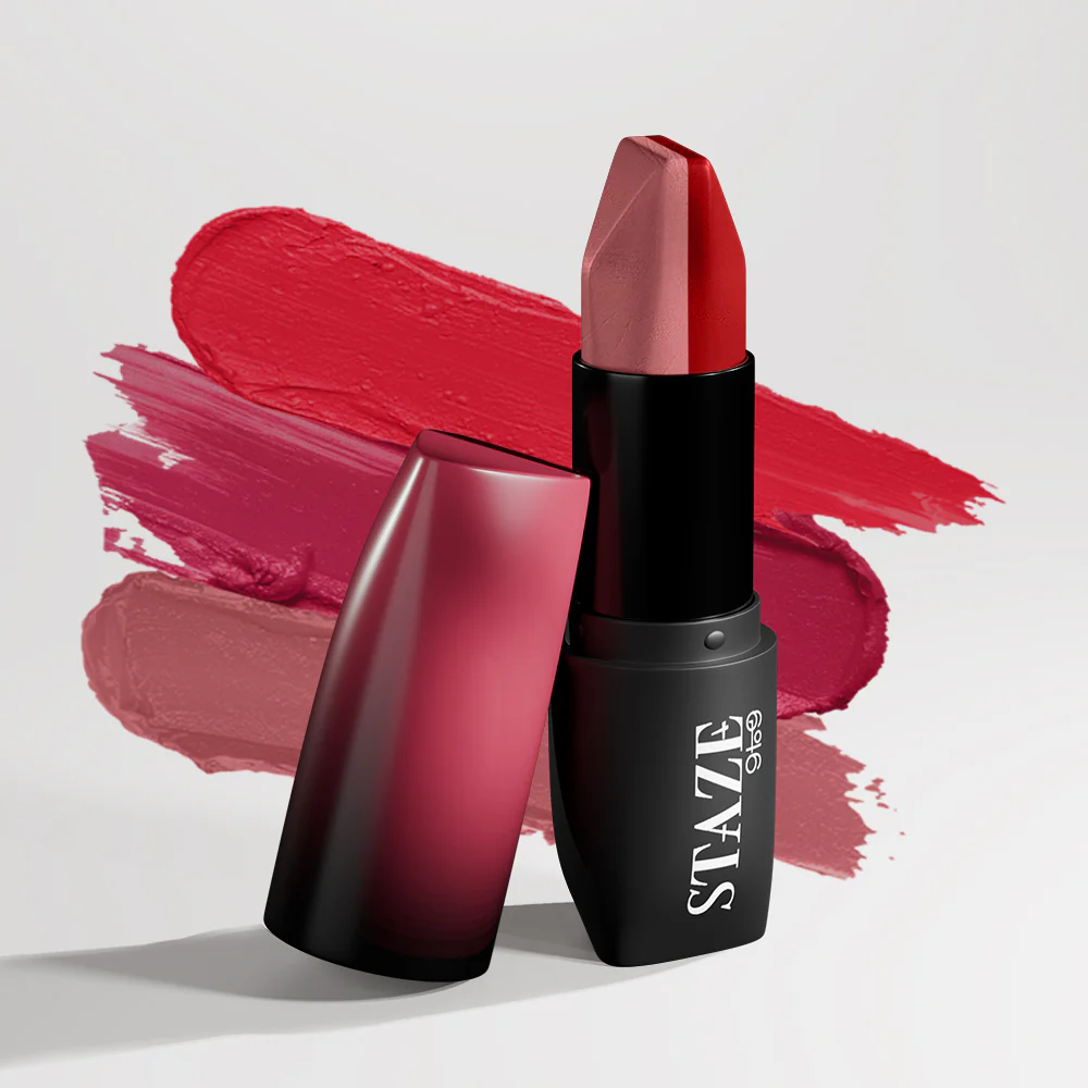Staze 9to9 Love Tri-Angle 3 In 1 Matte Lipstick 02 Scarlet Whisper 3.8g ...