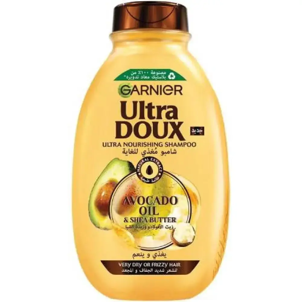 Garnier Ultra Doux Nourishing Avocado Oil & Shea Butter Shampoo 400ml ...