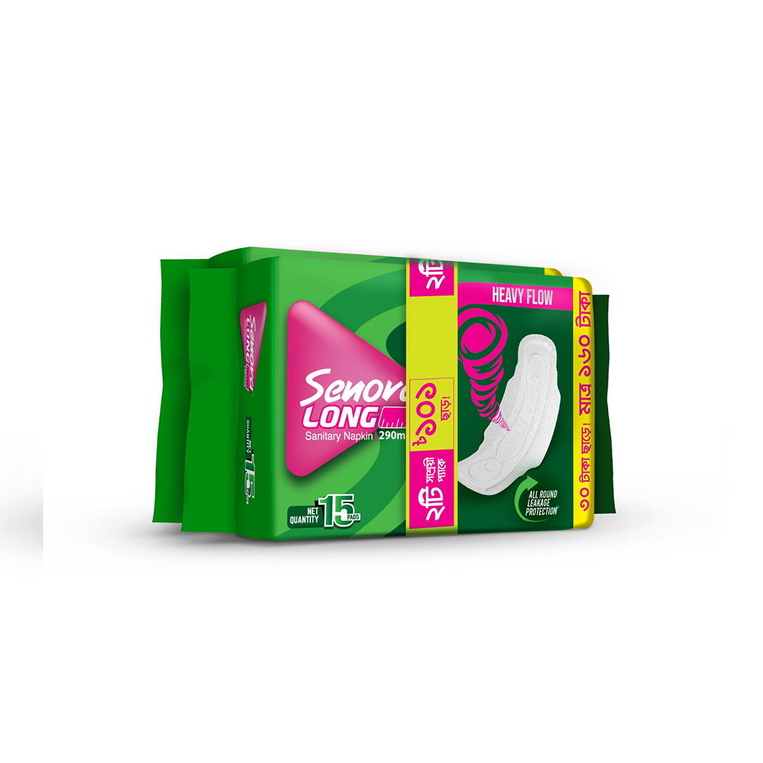 Senora Long Heavy Flow Sanitary Napkin 15 pads ( BUY 2 SAVE 101 TK ...