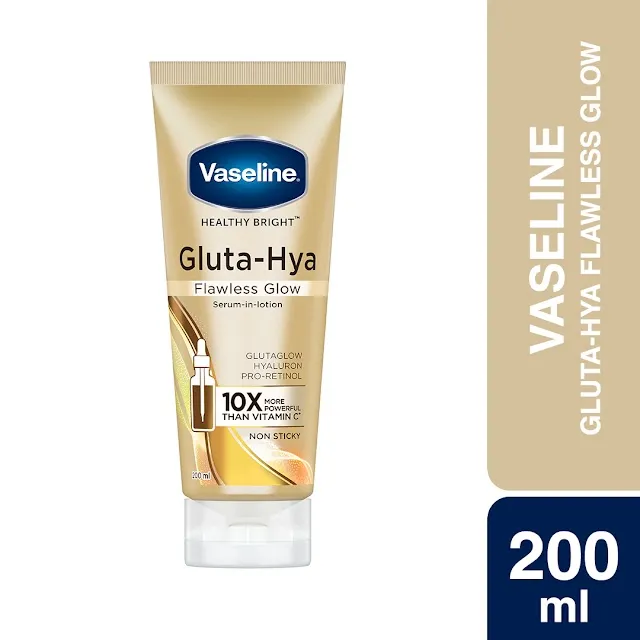 Vaseline Gluta-Hya Flawless Glow Serum in Lotion 200ml - Chardike